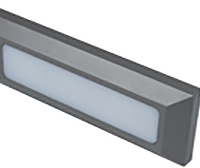 Robus TWILIGHT 3000K 3W LED Grey Rectangular Wall Light IP65