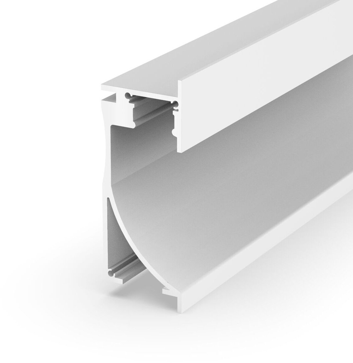 1m Wall Recessed White LED Profile P26-1 (25mm x 60mm)