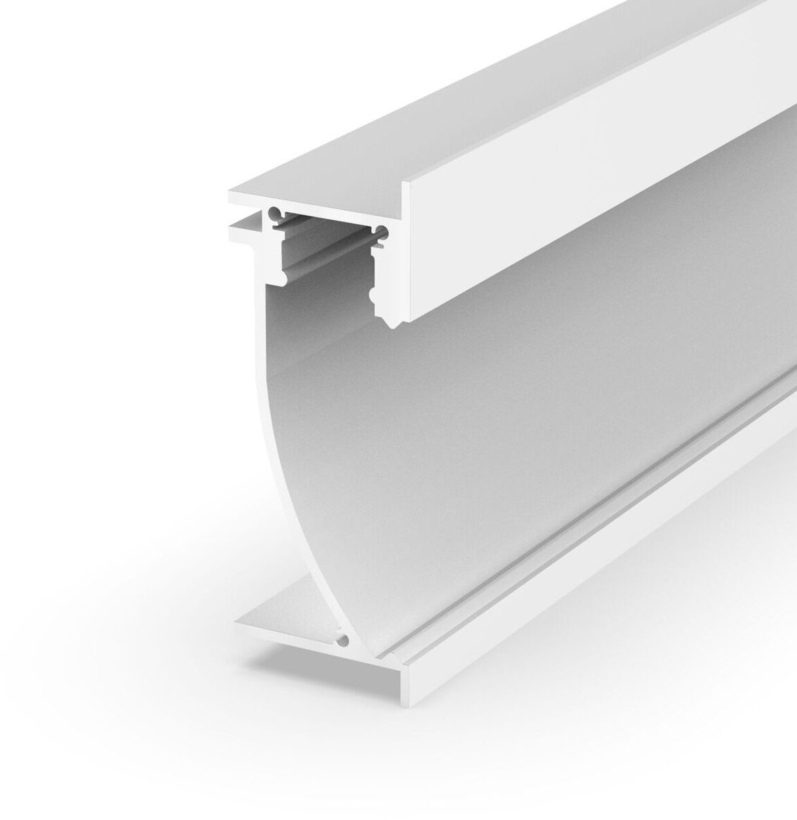 Tech-Light 1m Wall Recessed White LED Profile P26-2 (25mm x 60mm)