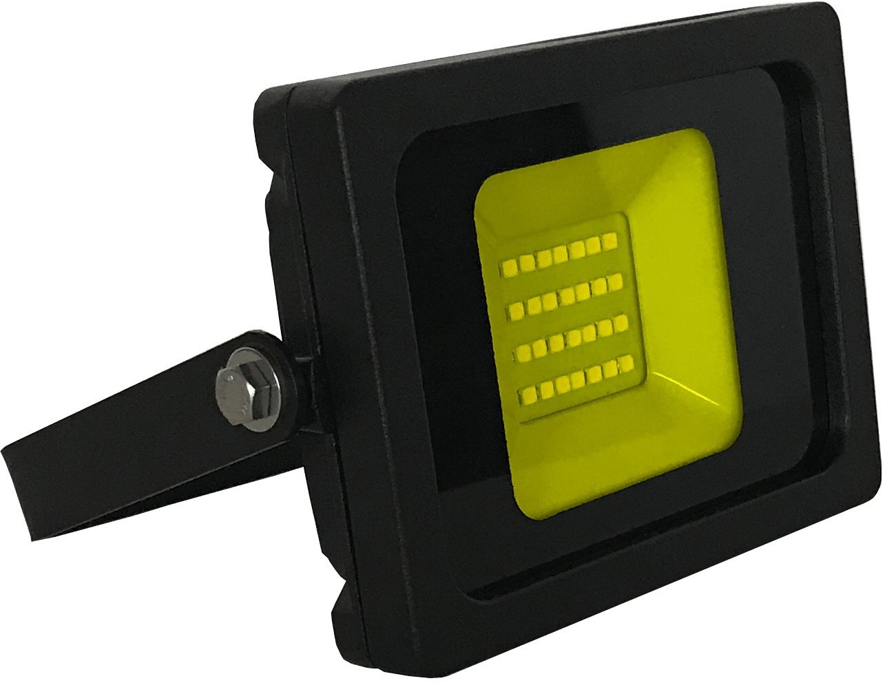 10w Yellow Coloured LED Slimline Floodlight with 120 Beam Angle