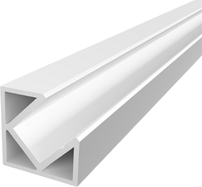 10mm x 10mm Corner LED Micro Profile P3-5 - 2m White | Part 863511