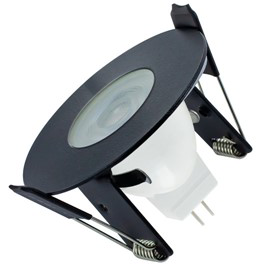 Integral Black Evofire Mini Fire Rated LED Downlight IP65 With Round ...