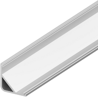 Premium 1 Metre Corner Aluminium LED Profile P3-6 Silver Tech-Light ...
