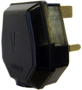 13 AMP PLUG BLACK BS1363/A
