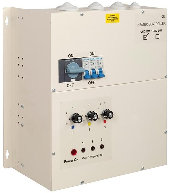 Heat Outdoors 18kW 3-Zone Industrial Heater Controller with 3 Dial 901253