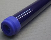 4 Foot Blue Anti Drug Light Cover for T5, T8 + T12 Tubes