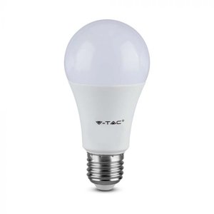 V-Tac 8.5W A60 Thermal Plastic Bulb | E27 Base | 3000K Warm White