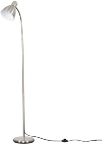 Modern Design Flexi Neck Floor Lamp in Brushed Chrome by - Illuminate ...