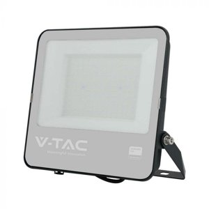 V-Tac 150W Floodlight: Samsung Chip, 6500K, Black Body, 1M Wire, Grey ...