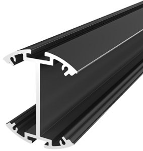 Black Painted Profile P22-8 Tech-Light 8622812 for Industrial Applications