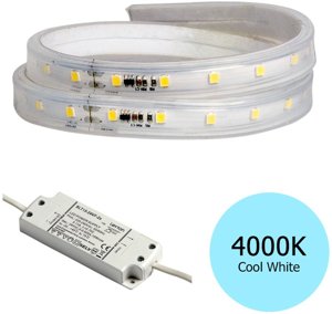 IP67 LED Strip 2m Cool White 24 Volt (Complete Kit)