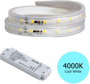 IP67 LED Strip 5m Cool White 24 Volt (Complete Kit)