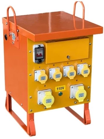 10kVA 110V 1 Phase Transformer 4x 16A Sockets + 2x 32A Sockets