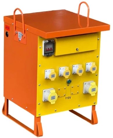 10kVA 110V 3 Phase Transformer 4x 16A Sockets + 2x 32A Sockets