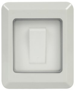 Single Gang 2 Way Outdoor Light Switch Black