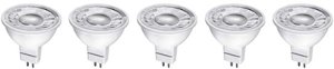 Pack of 5 Enlite 5W Non-Dim LED MR16 Warm White (50W Alternative)