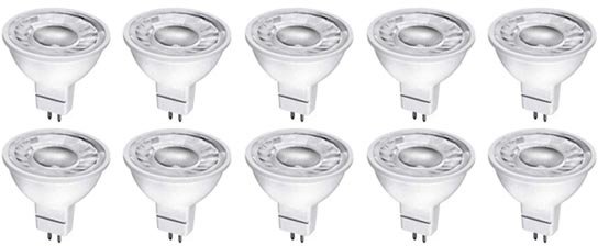 Pack of 10x Enlite 5W Non-Dim LED MR16 Warm White (50W Alternative)
