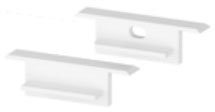 P11-3 Strip Waterproof Profile End Cap Set White (C5 Diffusers)