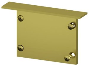 P22-1 Strip Recessed Profile End Cap Without Hole (Gold/Brass - 77221192)