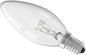 10W Incandescent Bulb B35 Small Edison Screw Clear Finish - Calex CAL ...