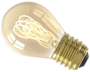 Calex 4W LED Ball Shape P45 Flex Filament Edison Screw Very Warm White Gold - CAL-1001001500