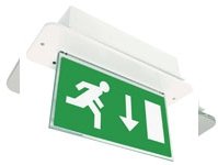8W T5 Maintained Lit Emergency Exit Fitting 3hr functionality