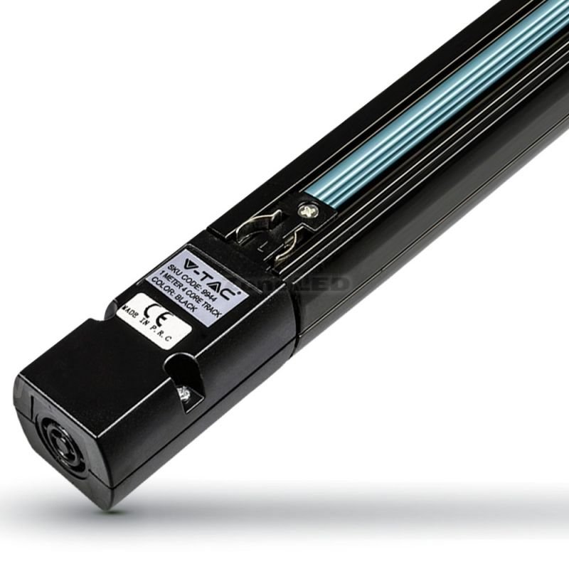 1M Length Black 4 Core Track (3 Phase)