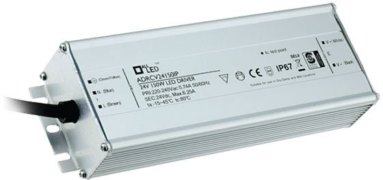 24V 150W IP67 ALL LED Constant Voltage LED Driver
