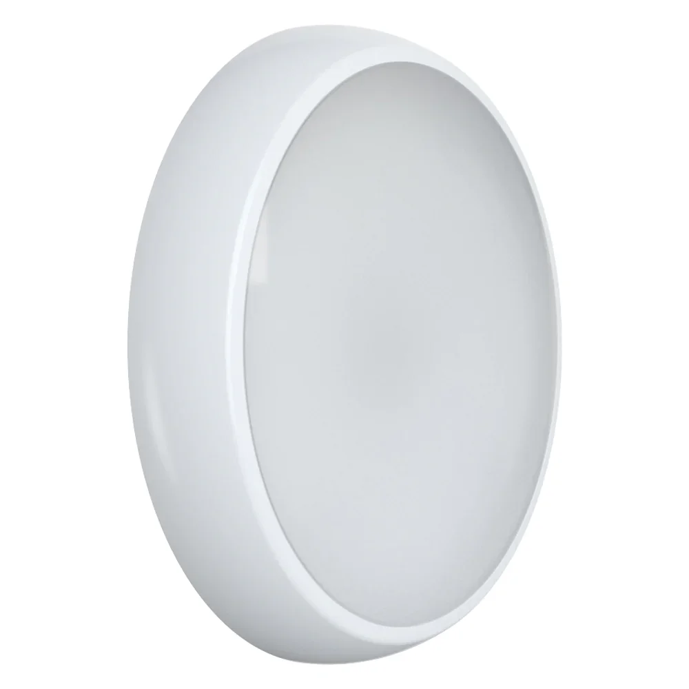 15W IP65 Emergency Circular Slim Bulkhead CCT By All LED
