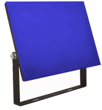 Frameless IP65 30W Blue LED Floodlight - 80W Equivalent & 3 Year Warranty