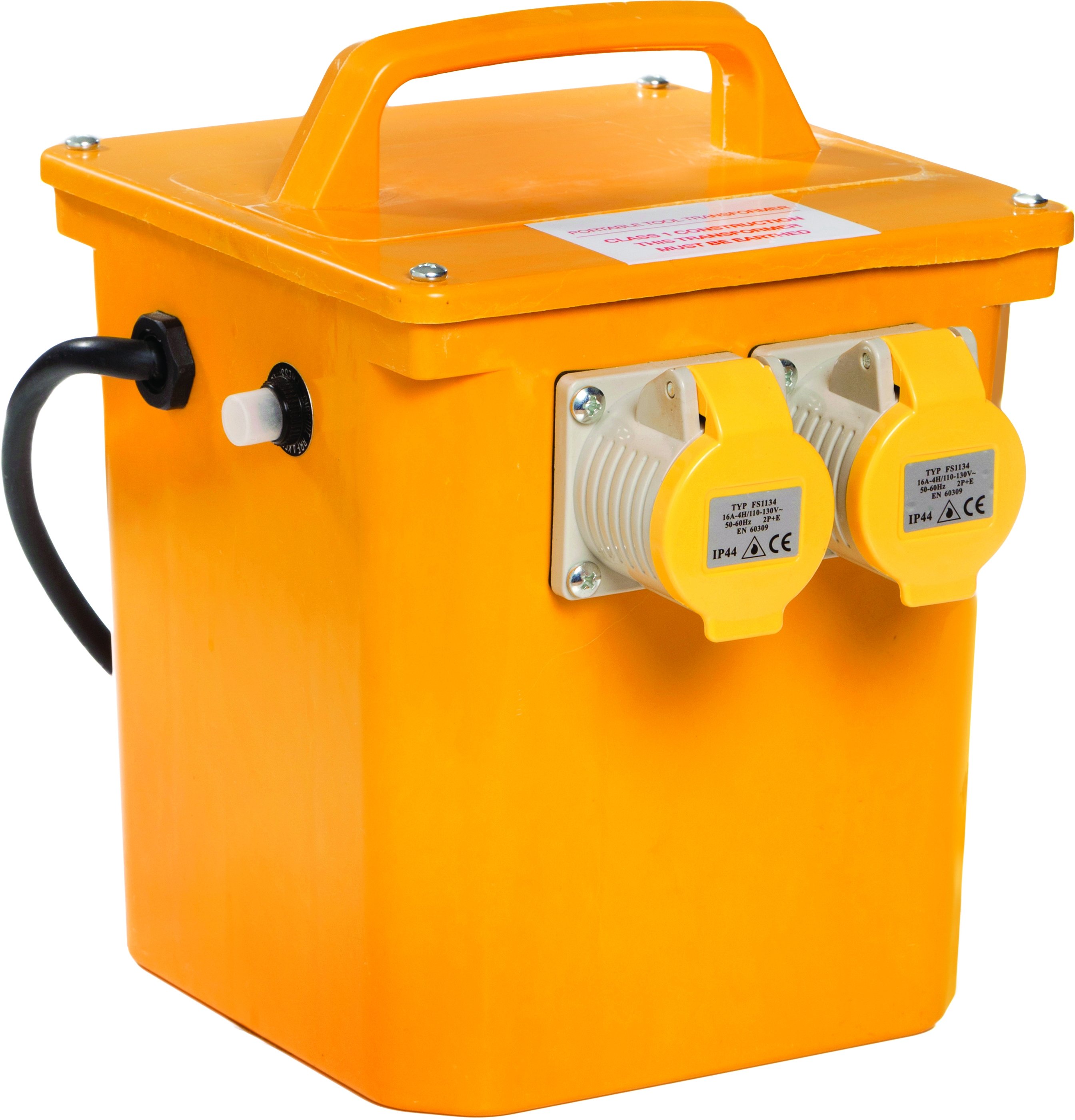 3kVA 110V Portable Transformer 2x 16A Sockets