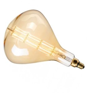 Calex LED Warm White 240V 8W Dimmable Sydney Lamp (Gold)