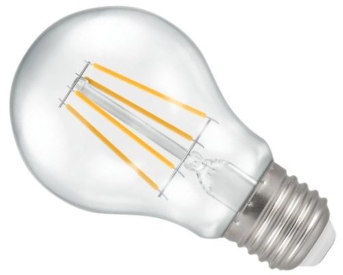 5W Dimmable 2700K ES LED Filament GLS
