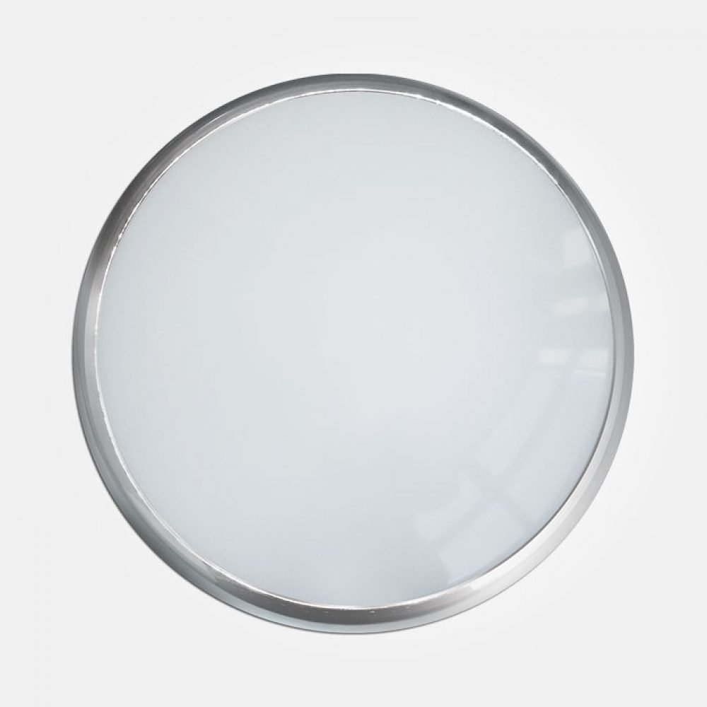 Eterna Circular LED Wall Fitting + MW Sensor 14W Polished Chrome
