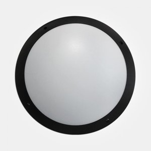 Eterna Diffuser LED Wall Light + MW Sensor 12 Watt Black 4200K