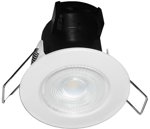 Integral White Dimmable LED Downlight 6w IP65 ILDLFR70B001