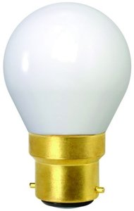 Golfball G45 LED filament 4W B22 2700K 400lm milky
