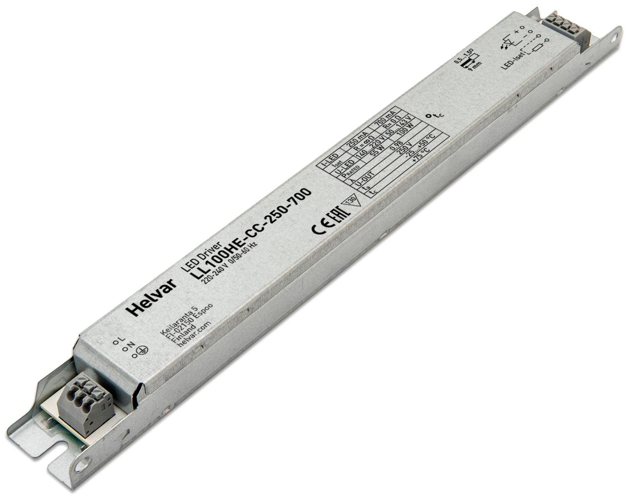 100.0W 220-240V LED Driver IP20 Non-Dimmable