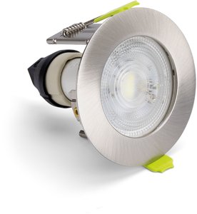 Integral ILDLFR60D105 EVOFIRE Fire Rated Downlight â Satin Nickel, IP65 ...
