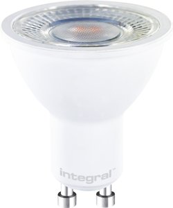 ILGU10NH106 Integral 5W GU10 Red Non-Dimmable Bulb - 40 Degree Beam ...