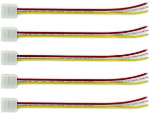 IP20 Connectors & Wires for 10mm 12V Digital Pixel RGB Strips