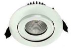 Integral White Dimmable LED Downlight 6w IP65 ILDLFR70B001