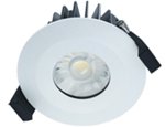 Integral White Dimmable LED Downlight 6w IP65 ILDLFR70B001
