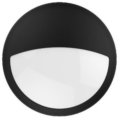Kosnic Blanca-i LED Bulkhead Black Eyelid Colour Trim - IP65