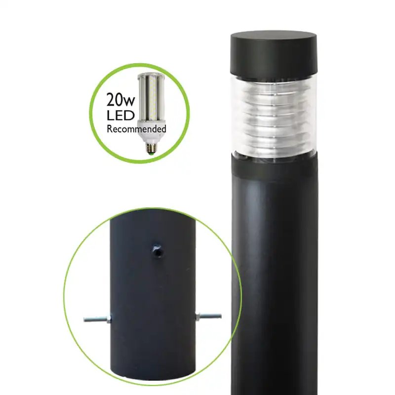 Professional Root Mount LED Bollard Light System - Lumena LEDI-DBL ...
