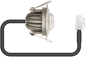 Black Bezel Corridor Lens Emergency Constant Current LED Device