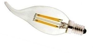 LyvEco LED 4W Flame Tipped Candle Light Bulb
