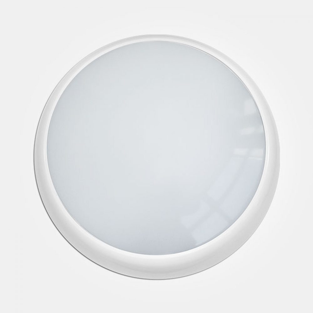 17W IP65 4200K LED Bulkhead with Microwave Sensor By Eterna