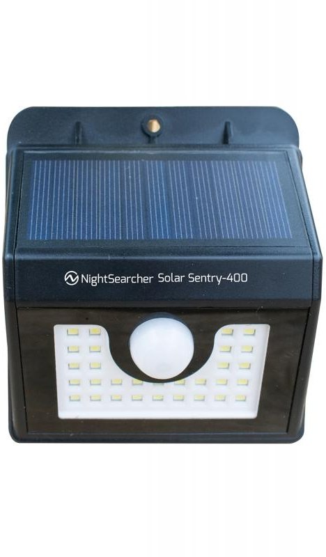 NightSearcher SolarSentry 400 Lumen Solar Powered Security Light