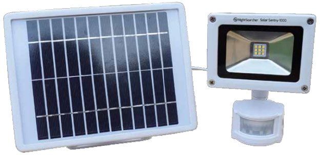 A 1000Lm Solar Powered Security Light (NightSearcher SolarSentry)